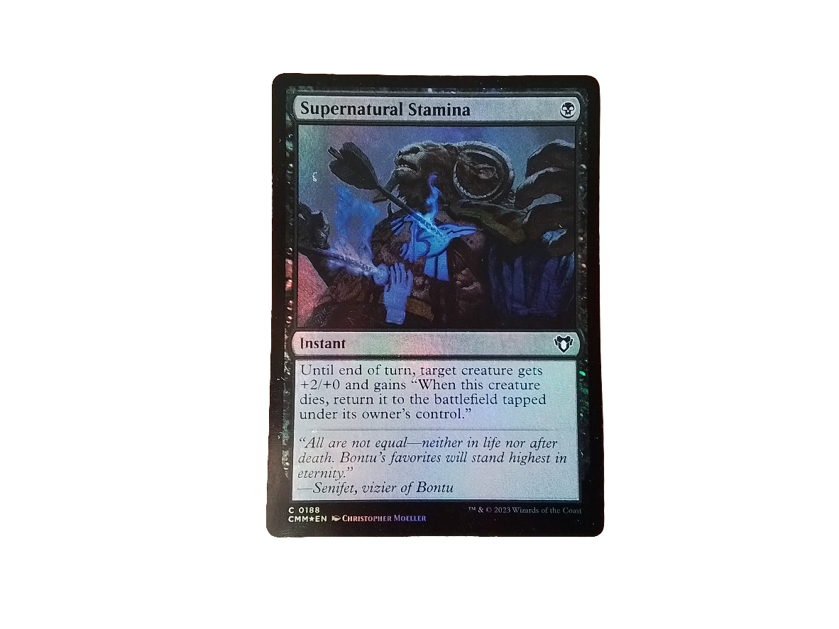 Magic Single - Supernatural Stamina (CMM) (FOIL) – Redcaps Montrose