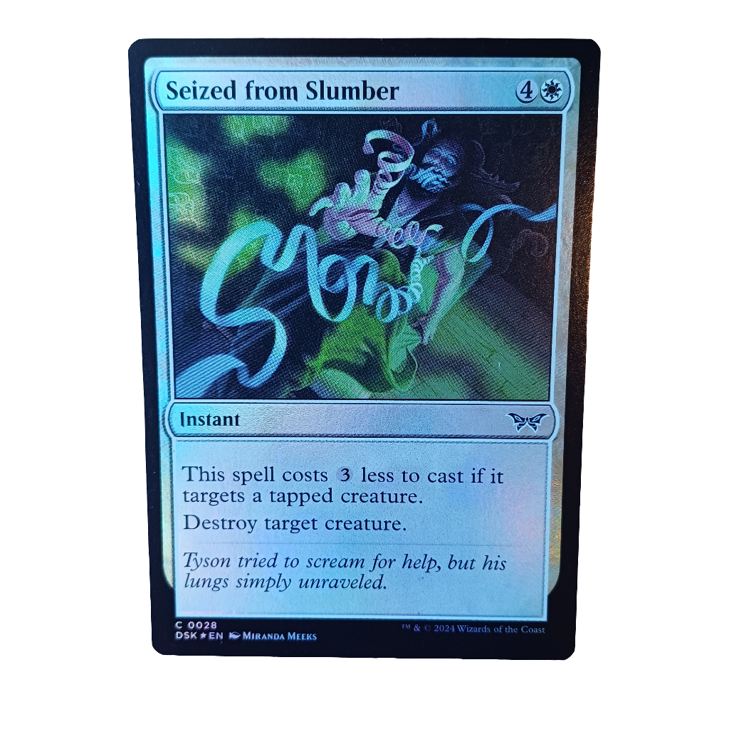 Magic Single - Seized from Slumber (DSK) (FOIL) – Redcaps Montrose