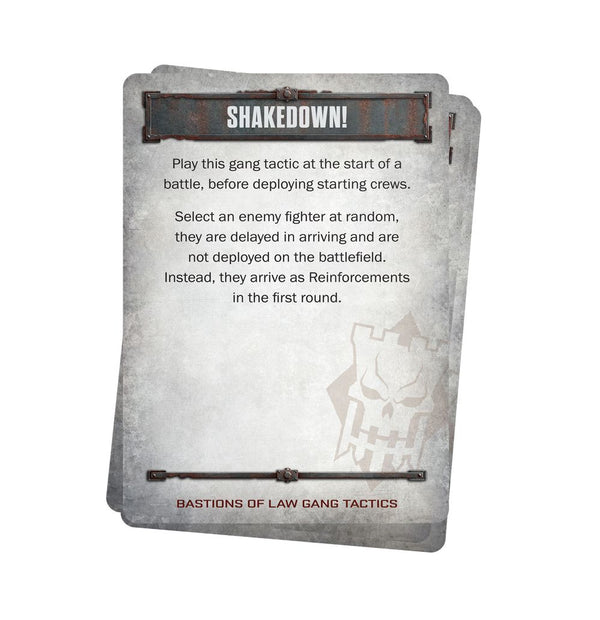 Bastions of Law Gang Tactics Cards – Redcaps Montrose
