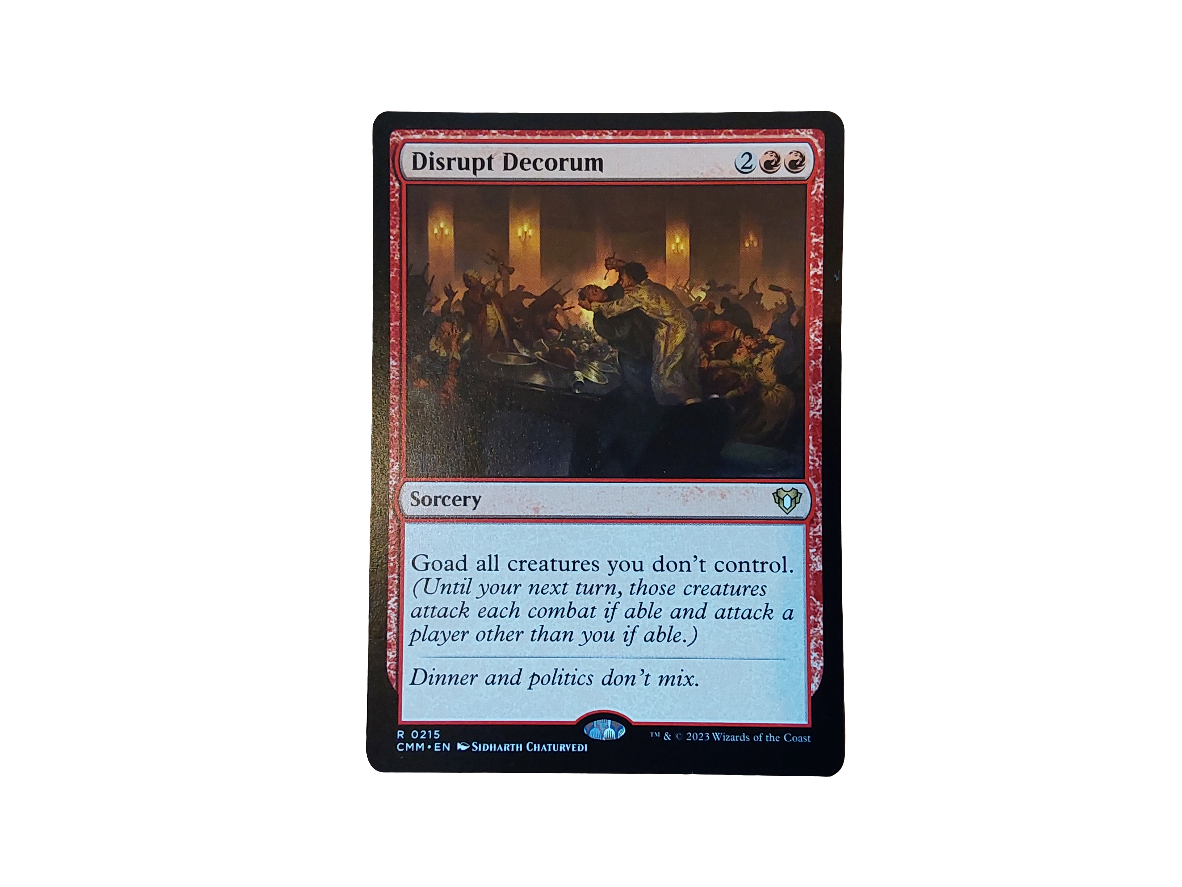 Magic Single - Disrupt Decorum (CMM) – Redcaps Montrose